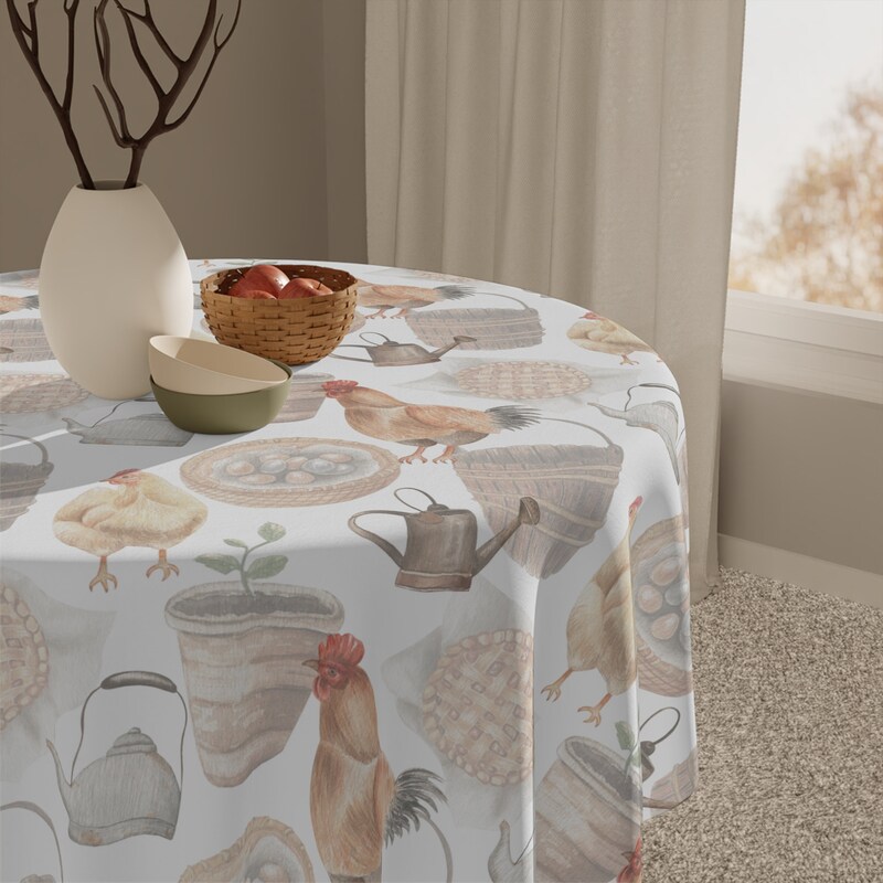 Farmhouse Tablecloth - Etsy