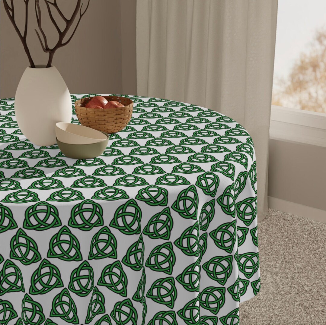 Celtic Knot St. Patrick's Day Tablecloth | Irish Lover's Tablecloth ...