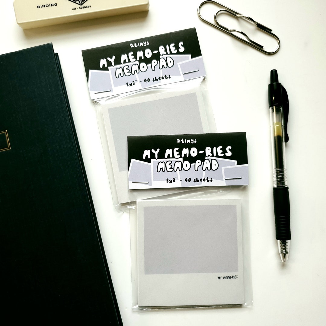 My Memo-ries Memo Pad Cute Memo Pads Notepad - Etsy
