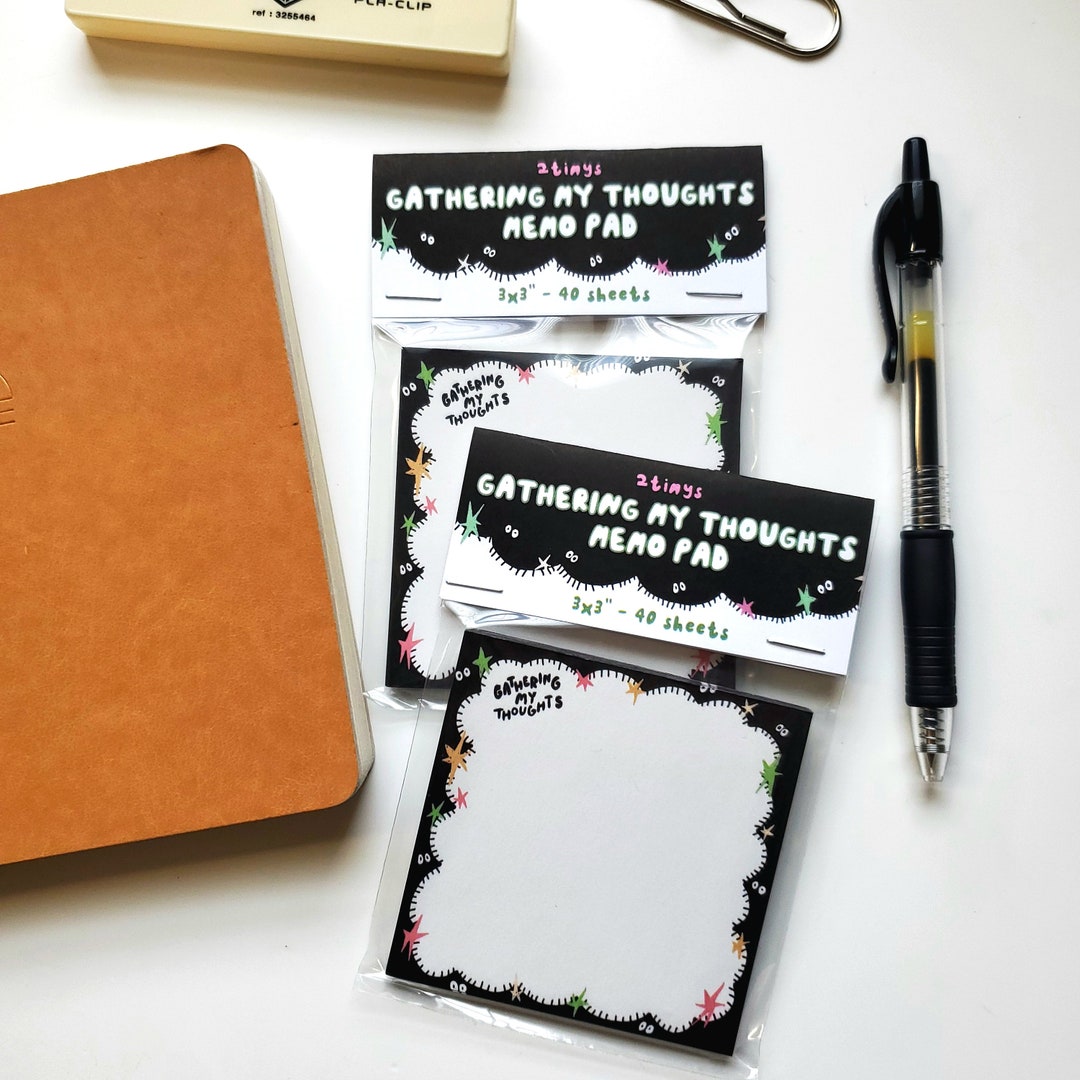 Gathering My Thoughts Sprites Memo Pad Cute Memo Pads - Etsy