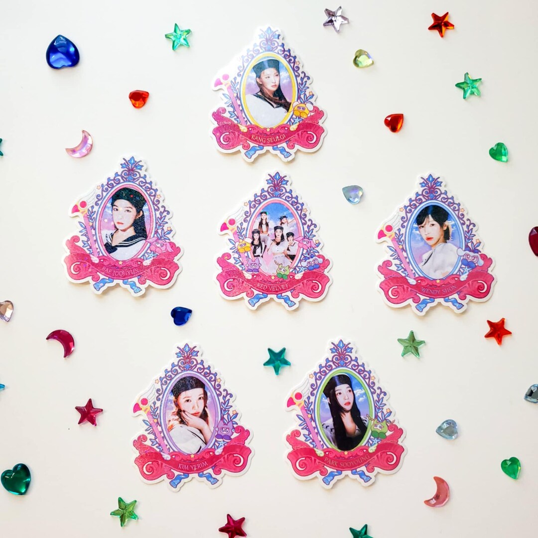 Red Velvet Cardcaptor Inspired Sticker | Aesthetic Pretty Kpop Stickers ...