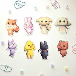 Holo Cute Aniteez Sticker, Aniteez Trading Card | Aesthetic Kawaii Kpop ...