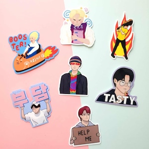 Seventeen Iconic Meme Collection Glossy Vinyl Sticker | Aesthetic Funny ...