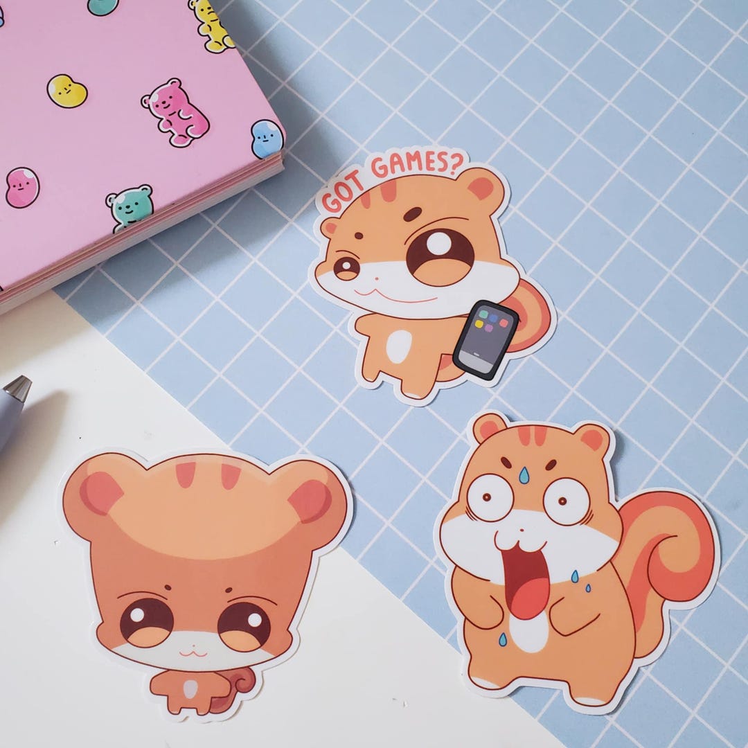 Ateez Jjoongrami Vinyl Sticker | Cute, Funny Meme Aniteez Sticker - Etsy