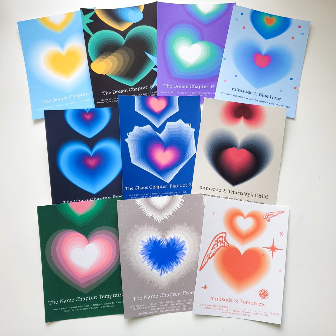 Txt Album Prints | Aesthetic Kpop Prints for Wall Decor - Etsy