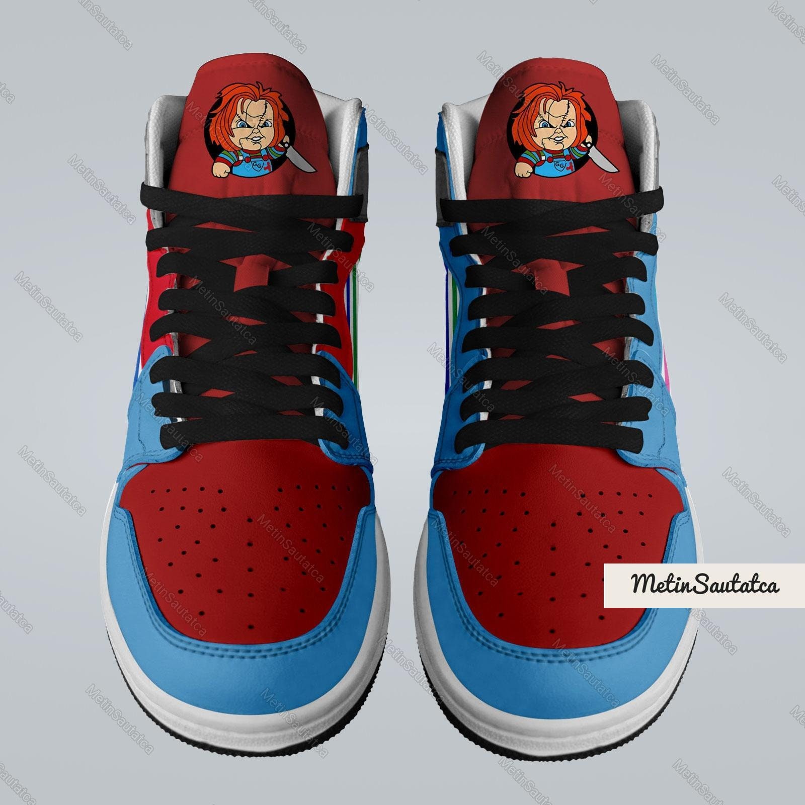 Chucky Shoes, Chucky Wanna Play Shoes, Horror Movie Sneaker, Chucky ...