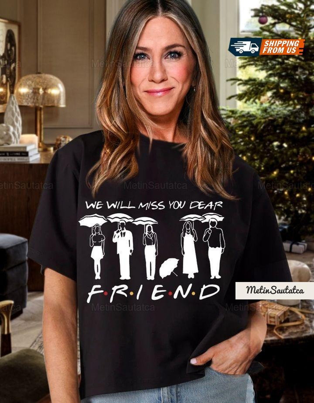Christmas Matthew Perry Shirt We Will Miss You Dear Shirt - Etsy