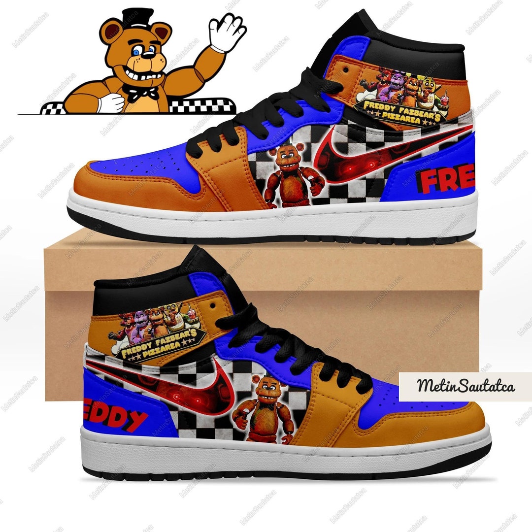 Freddy Fazbear Shoes, Five Nights at Freddy's Shoes, FNAF Shoes, Five ...