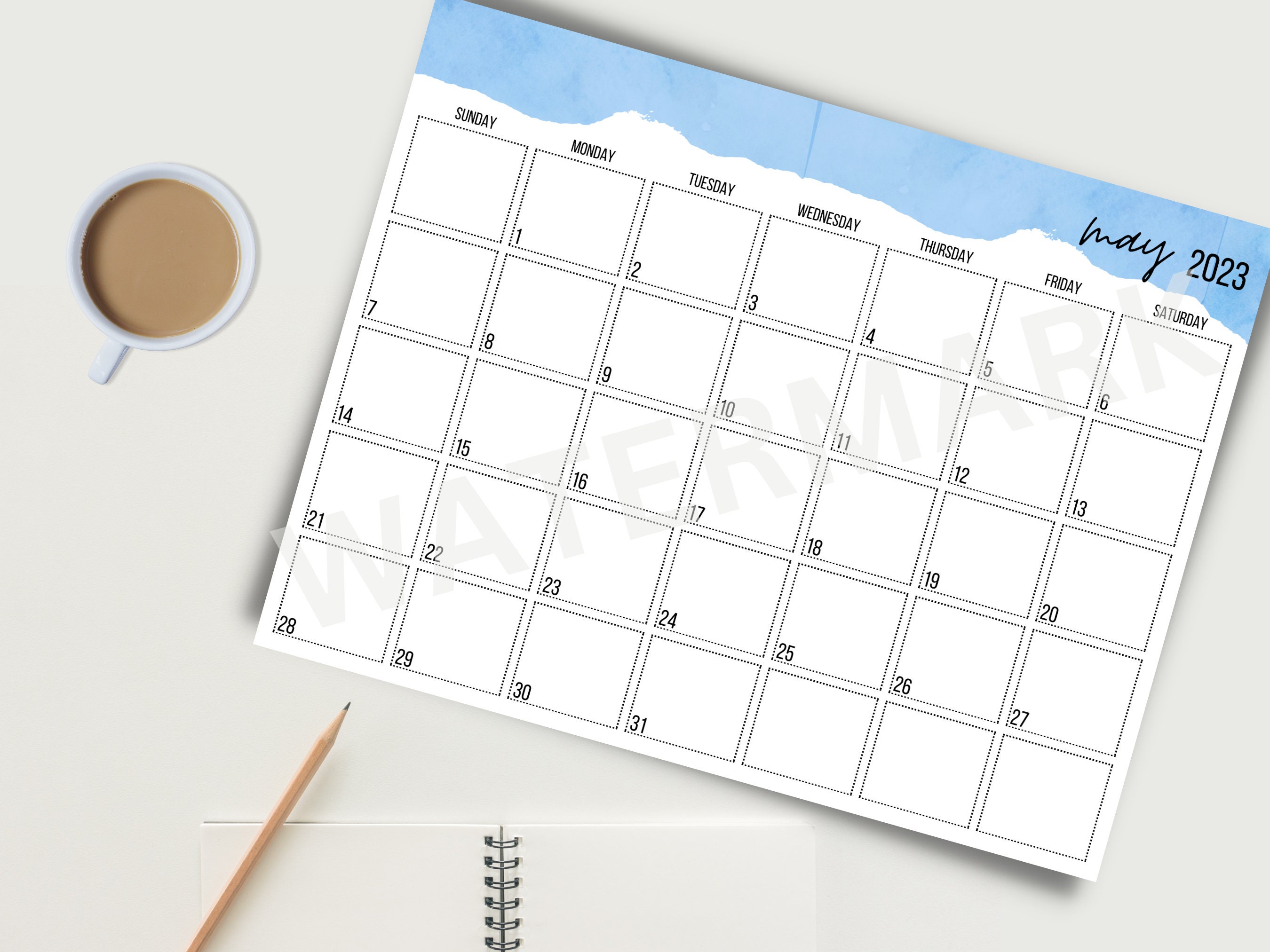 Printable 2023 Monthly Calendars instant Download Digital - Etsy