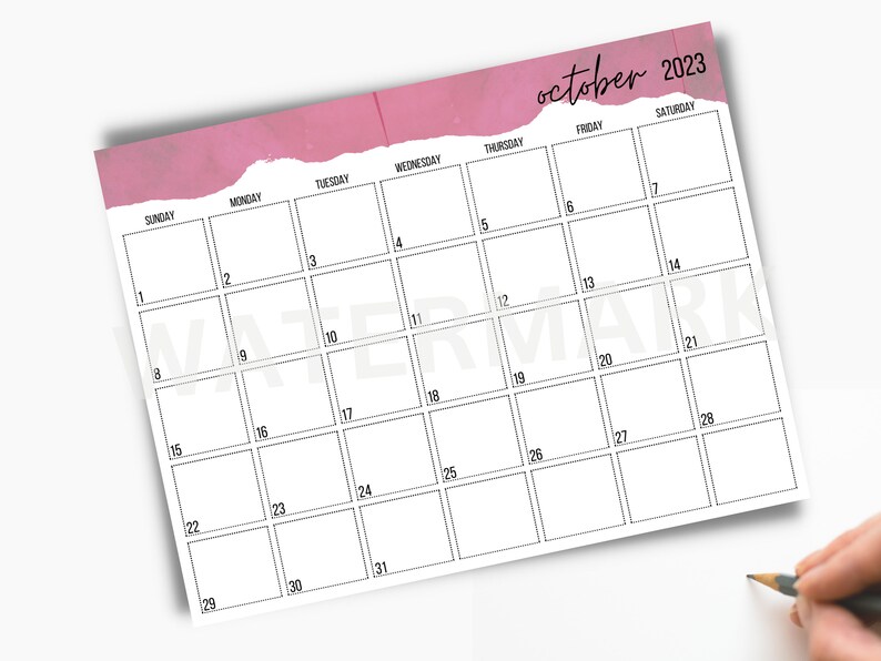 Printable 2023 Monthly Calendars instant Download Digital - Etsy