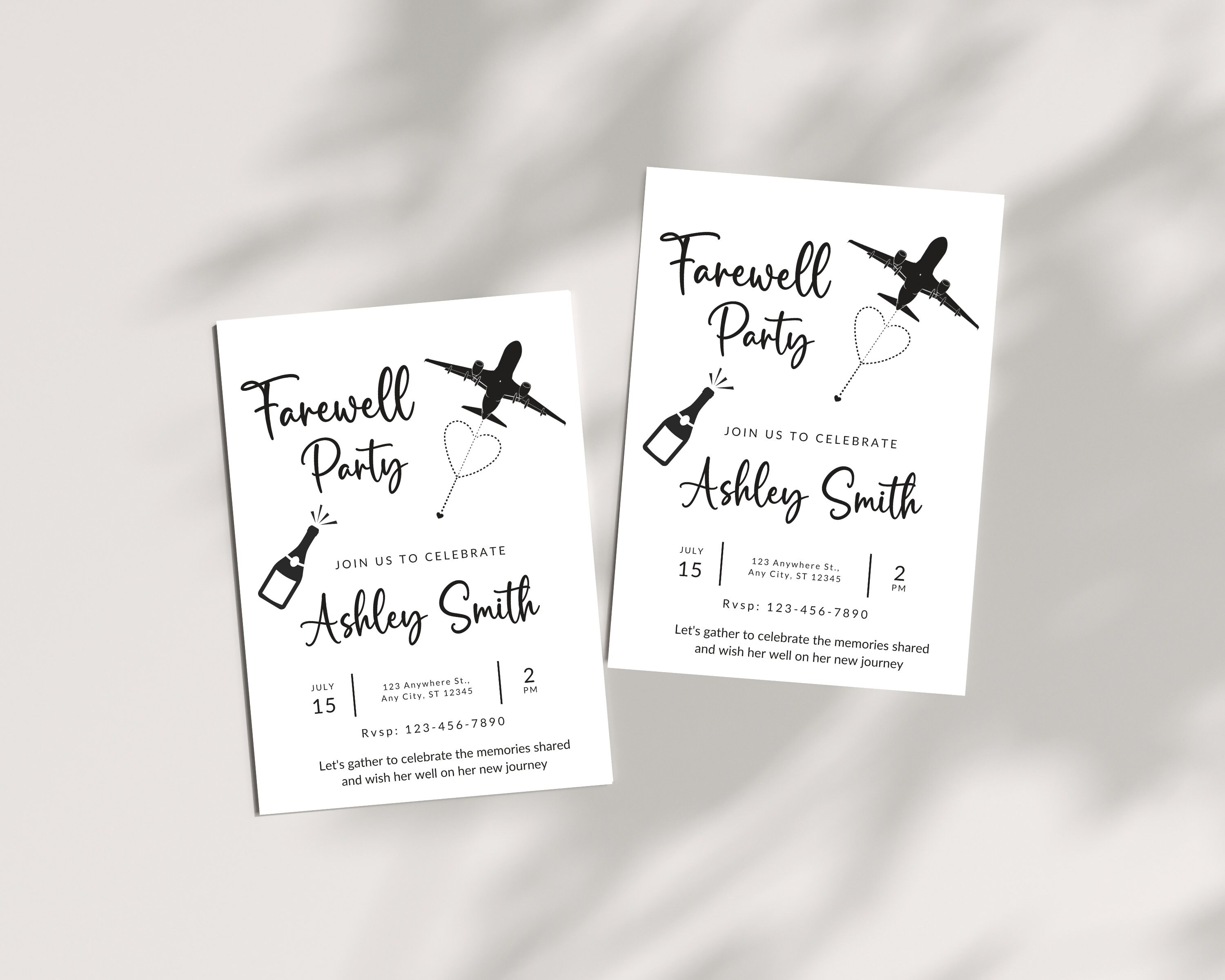 Digital Invite Farewell Going Away Party Invitation Going Away Invite ...