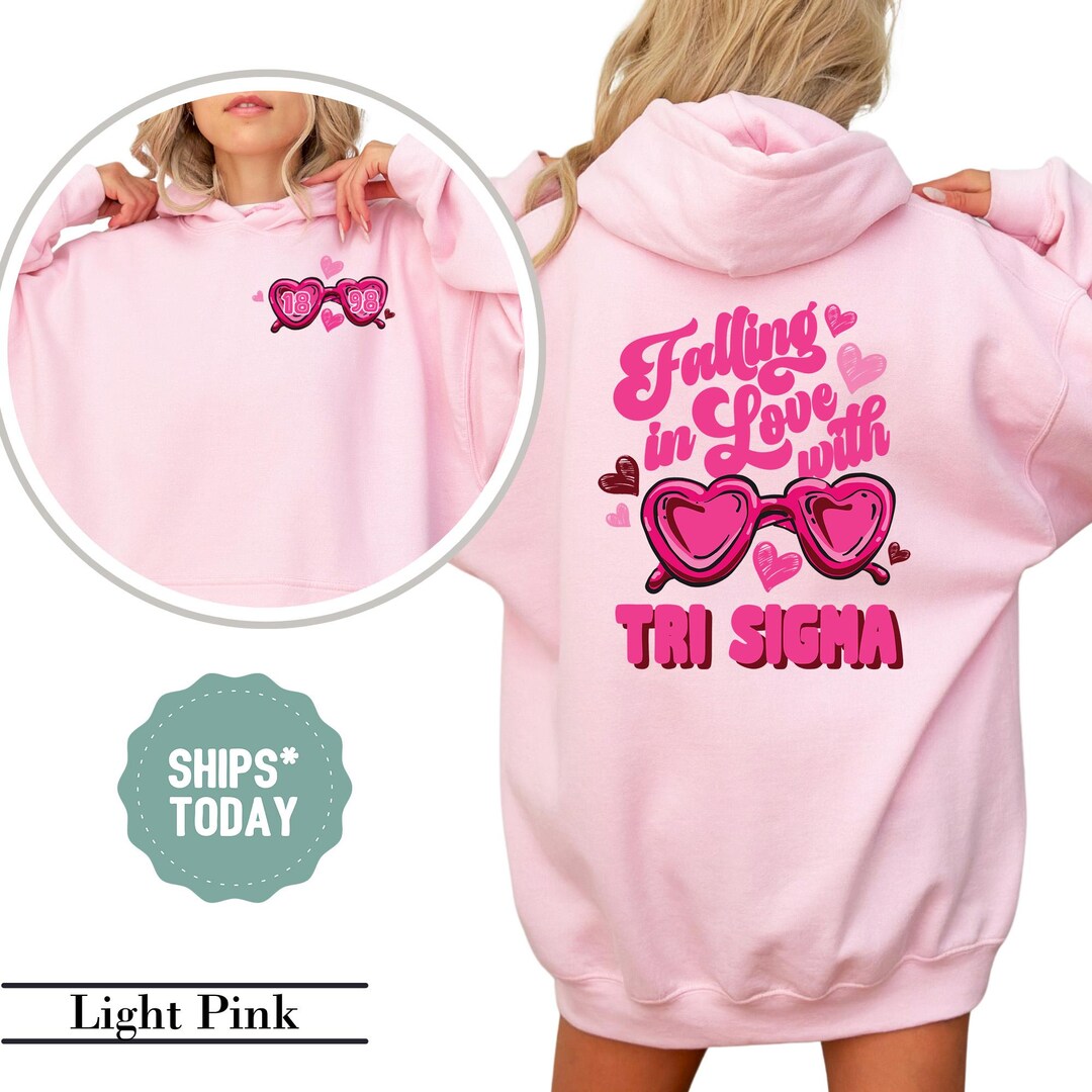 Sigma Sigma Sigma in Love Sorority Sweatshirt - Tri Sigma Sorority ...