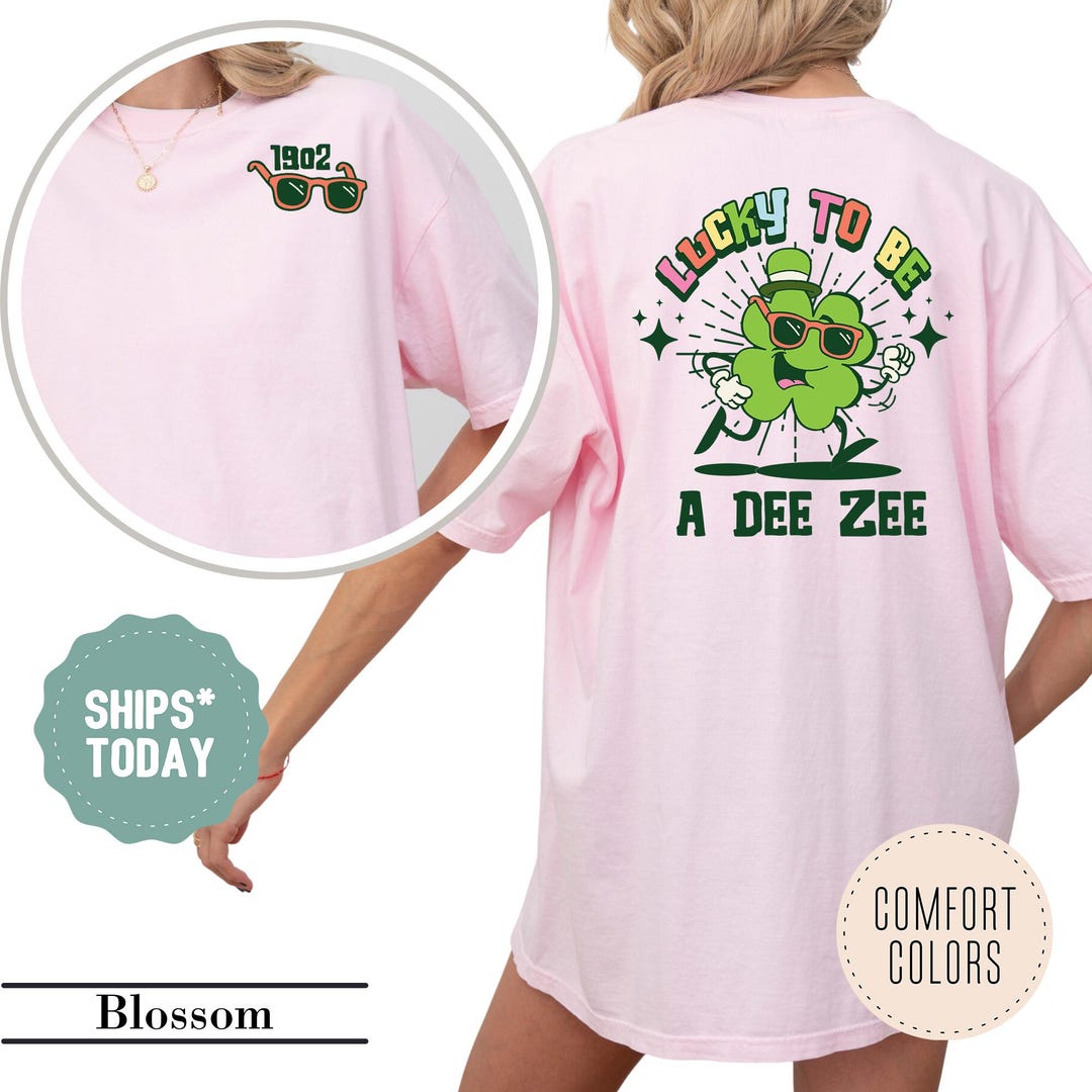 Delta Zeta Clover Dance Sorority Shirt - Dee Zee Sorority Letters ...