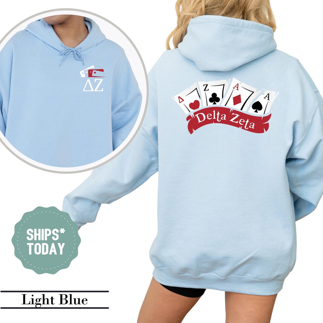 Delta Zeta Full House Sorority Sweatshirt Dee Zee Sorority Merch Delta ...