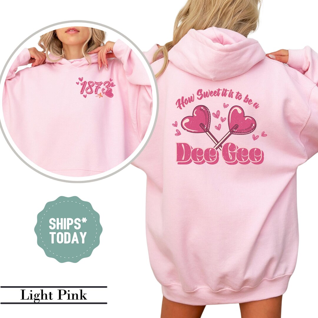 Delta Gamma Heart Pop Sorority Sweatshirt Dee Gee Sorority Crewneck Big ...