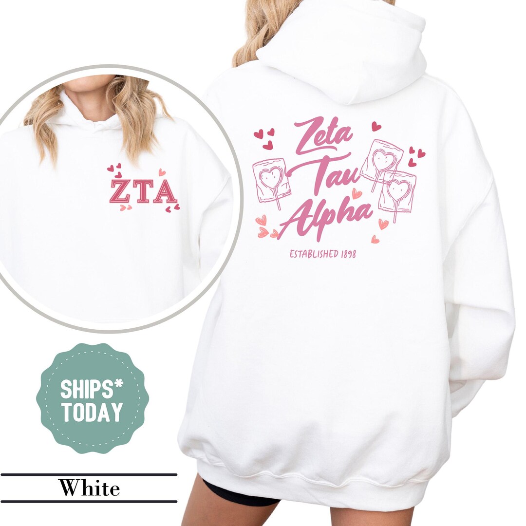 Zeta Tau Alpha Sweet Candy Sorority Sweatshirt - ZETA Sorority Gifts ...