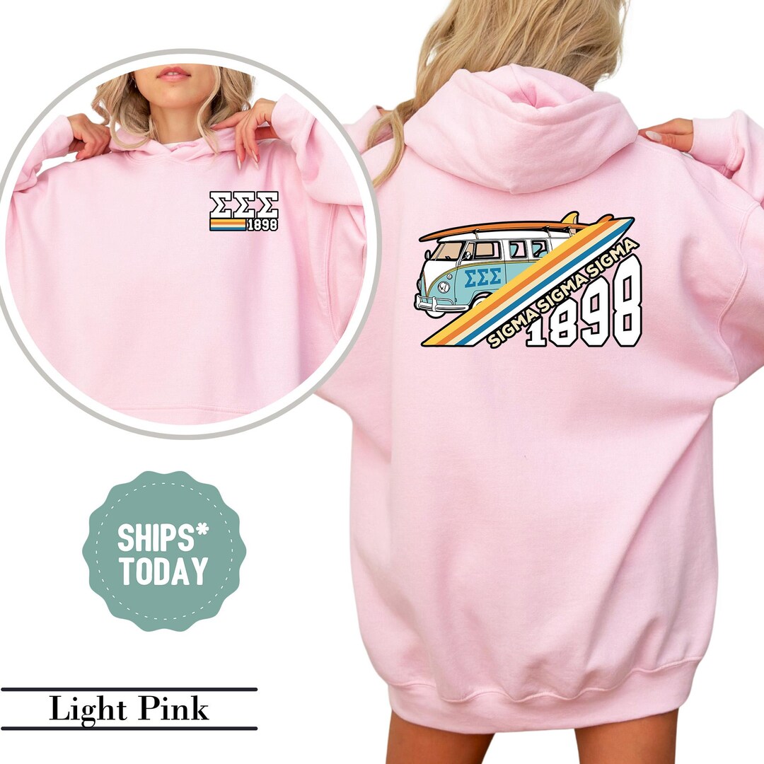 Sigma Sigma Sigma Retro Camper Sorority Sweatshirt - Tri Sigma Greek ...