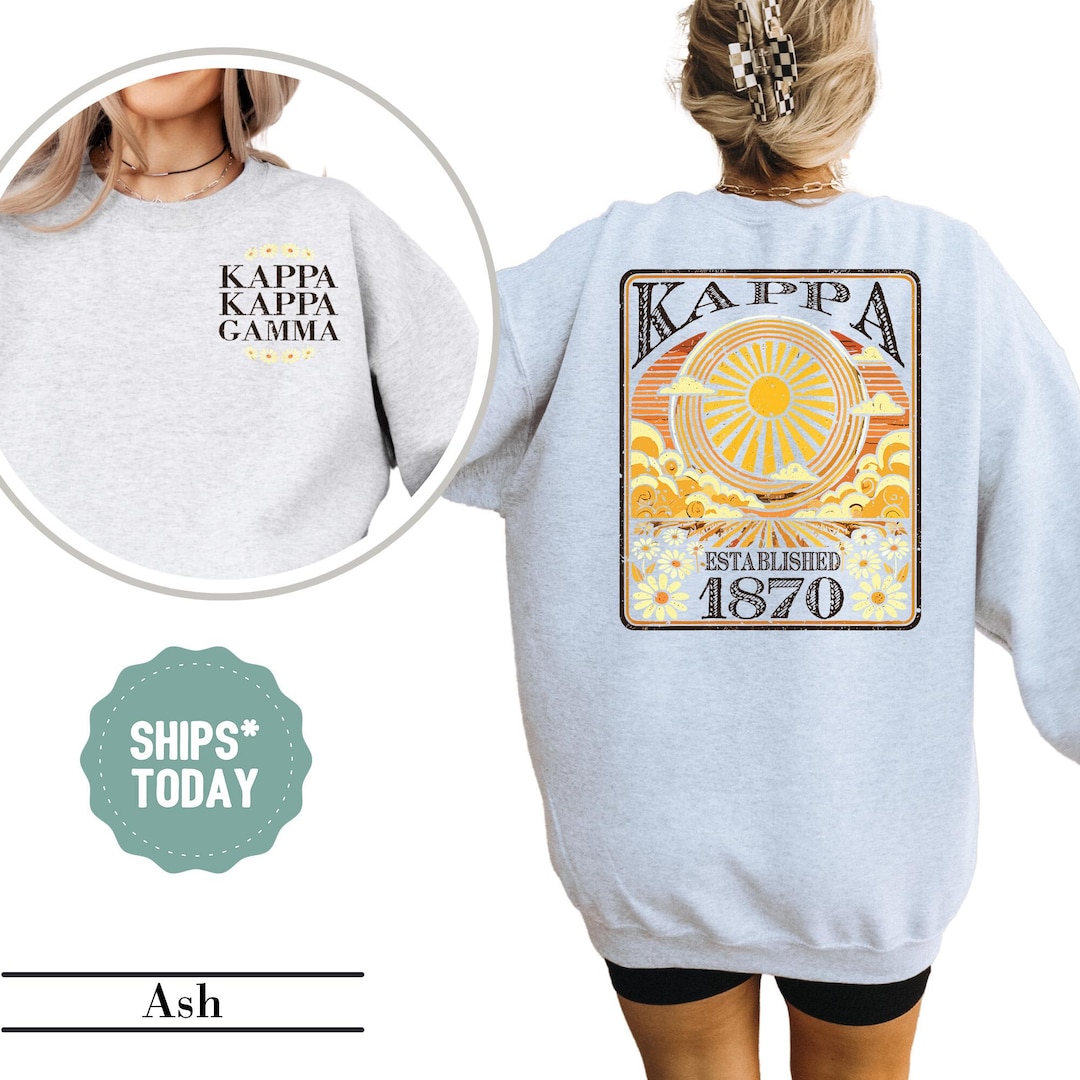 Kappa Kappa Gamma Garden Glow Sorority Sweatshirt - KAPPA Sorority ...