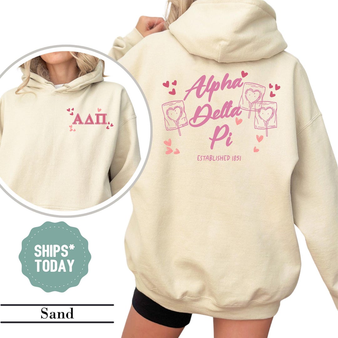 Alpha Delta Pi Sweet Candy Sorority Sweatshirt - ADPI Sorority Gifts ...