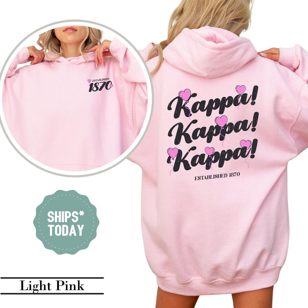 Kappa Kappa Gamma Balloon Heart Sorority Sweatshirt KAPPA Sorority ...