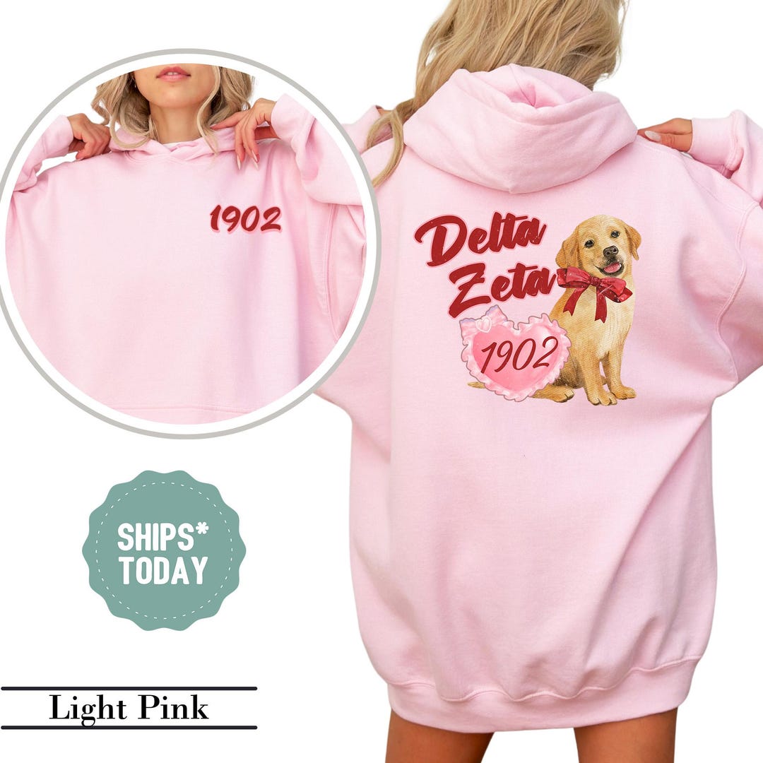 Delta Zeta Furry Bond Sorority Sweatshirt Dee Zee Greek Sweatshirt ...