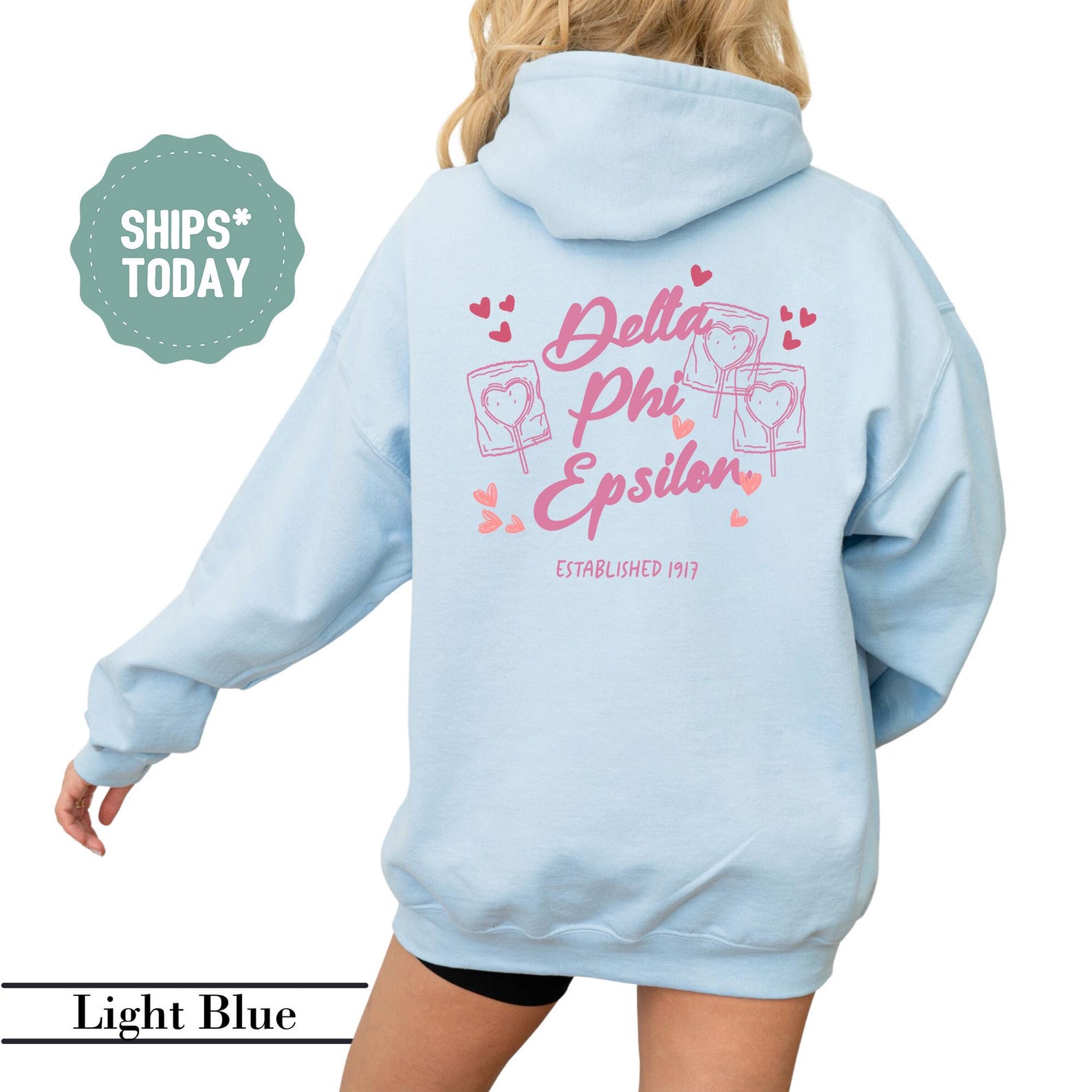 Delta Phi Epsilon Sweet Candy Sorority Sweatshirt - DPHIE Sorority ...