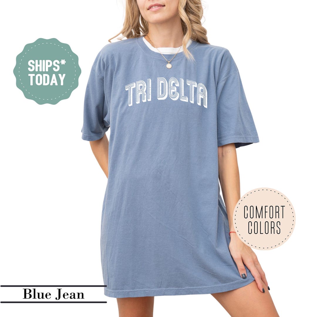 Delta Delta Delta Vintage Varsity Sorority T-shirt Tri Delt Merch ...