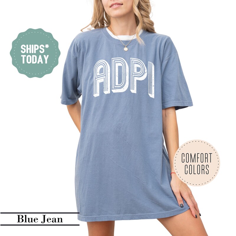 Alpha Delta Pi Shirt - Etsy