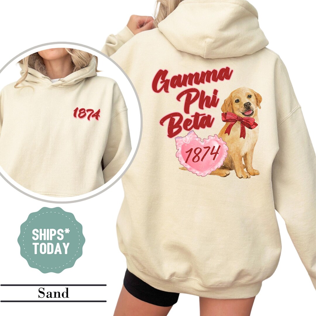 Gamma Phi Beta Furry Bond Sorority Sweatshirt Gamma Phi Greek ...