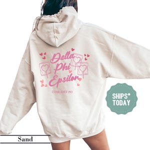 Delta Phi Epsilon Sweet Candy Sorority Sweatshirt - DPHIE Sorority ...