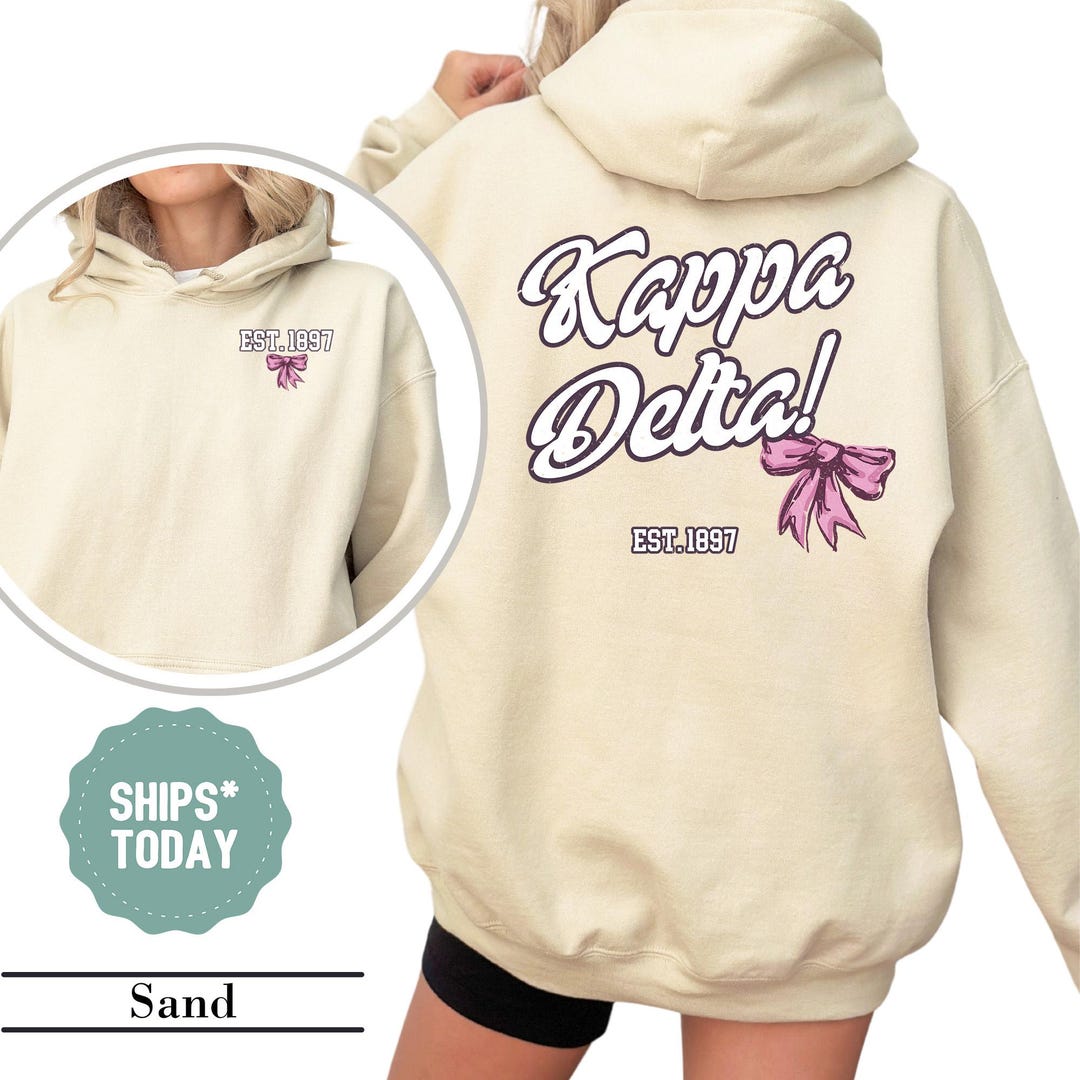 Kappa Delta Together in Pink Sorority Sweatshirt Kay Dee Merch ...