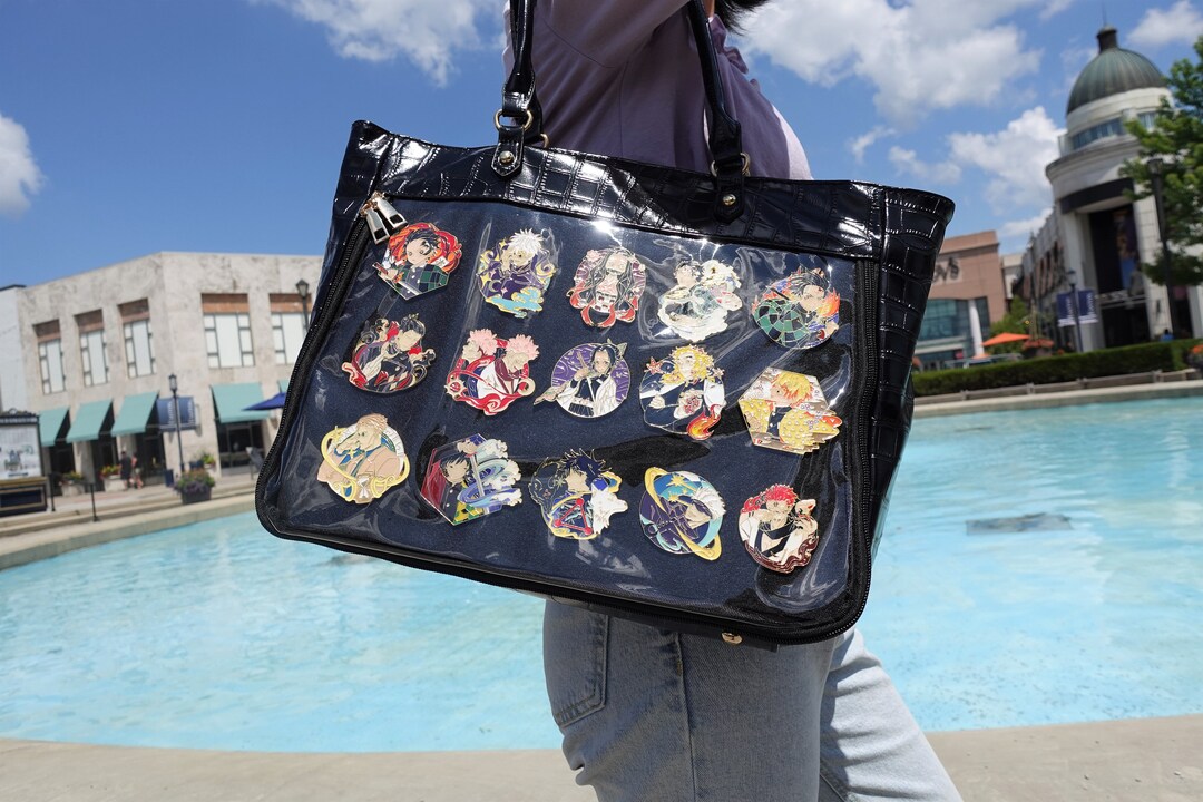 Ita Tote Bag,pins Collection Bag,itabag With Insert,large Tote Bag ...