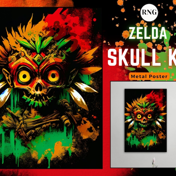 Legend of Zelda Metal Poster - Etsy