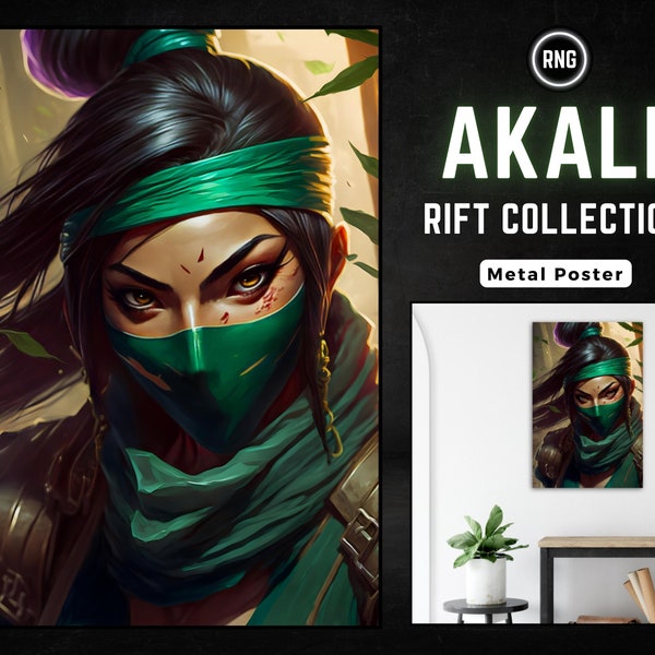 Akali Poster - Etsy