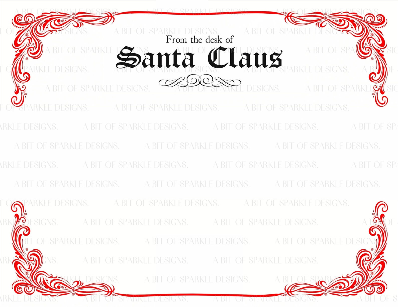 EDITABLE Letter From Santa Claus, Personalized Letter From Santa, From ...