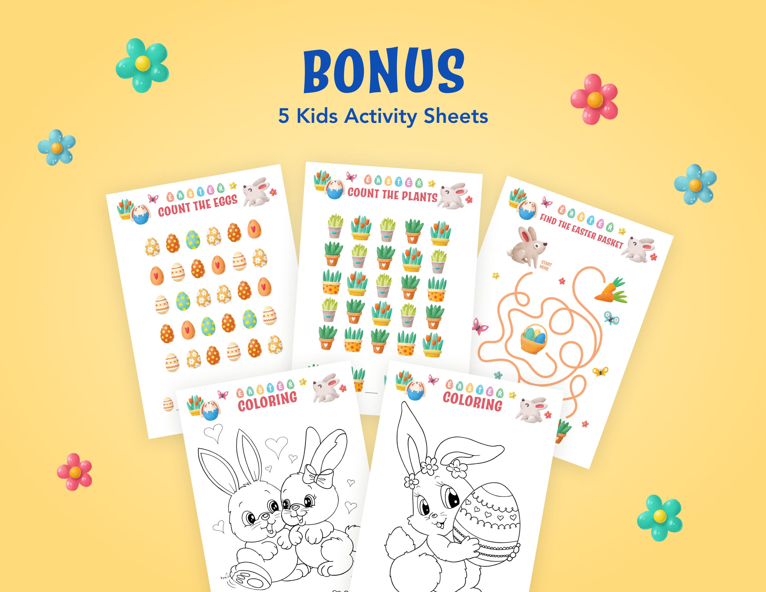 Easter Printable Game, Easter Game Bundle, Printable Games, Easter ...