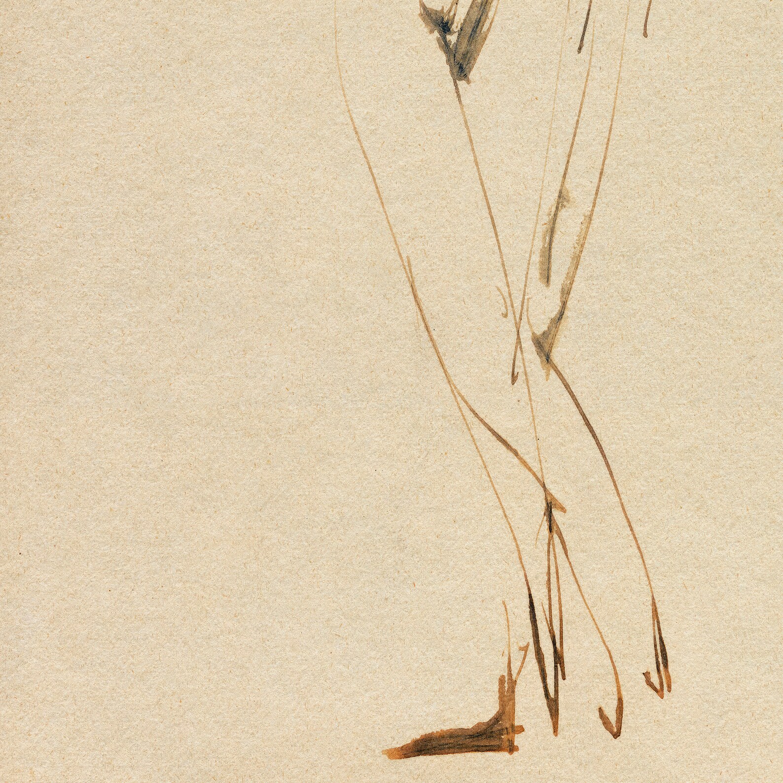 Vintage Abstract Drawing of Figure Printable Art Abstract - Etsy