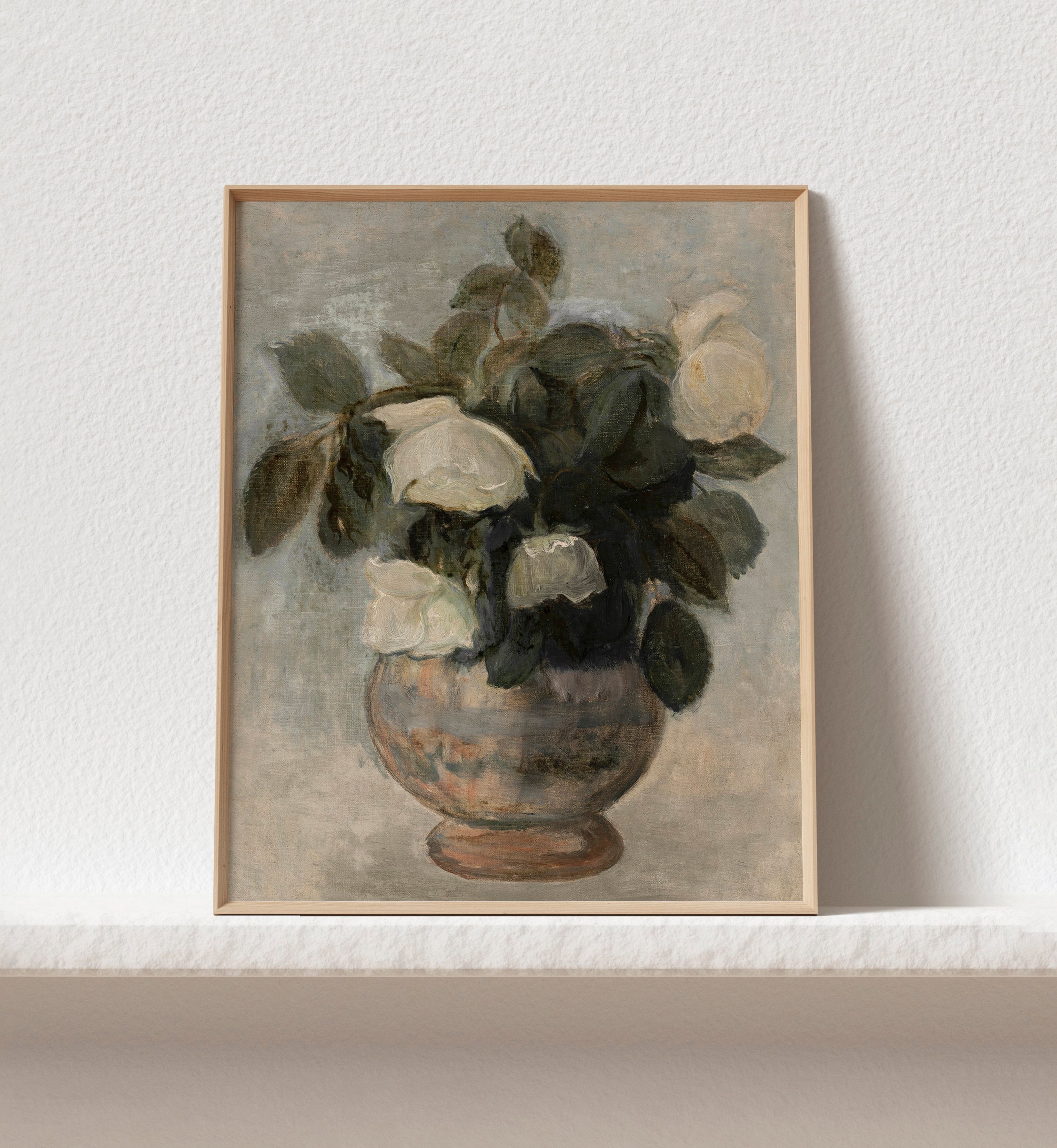 Vintage Still Life Painting PRINTABLE Art Roses Painting - Etsy