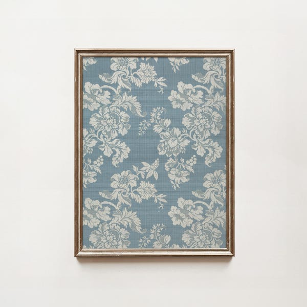 Blue White Textile Art - Etsy