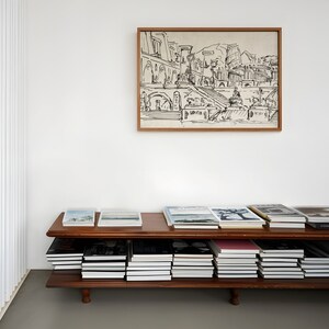 Vintage Black Ink Abstract Sketch Antique Line Drawing PRINTABLE Art ...