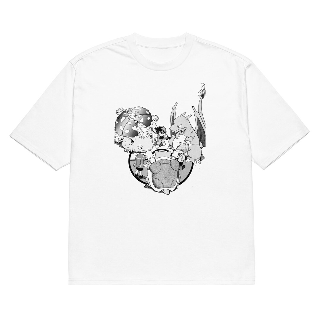 Vintage Oversized 1998 Pokemon Mato Art Starters Oversized Heavyweight ...