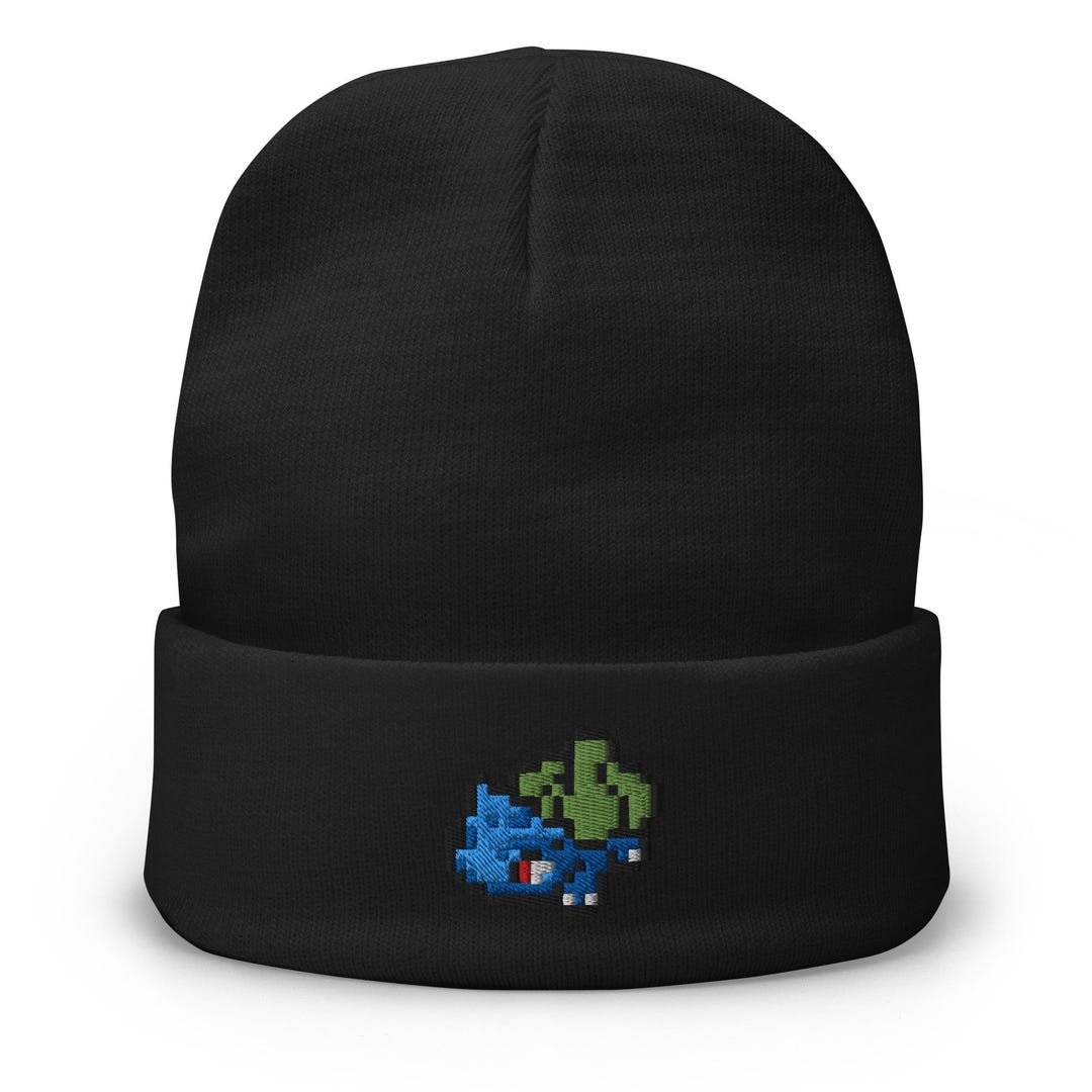 Pokemon Bulbasaur Sprite Embroidered Beanie - Etsy