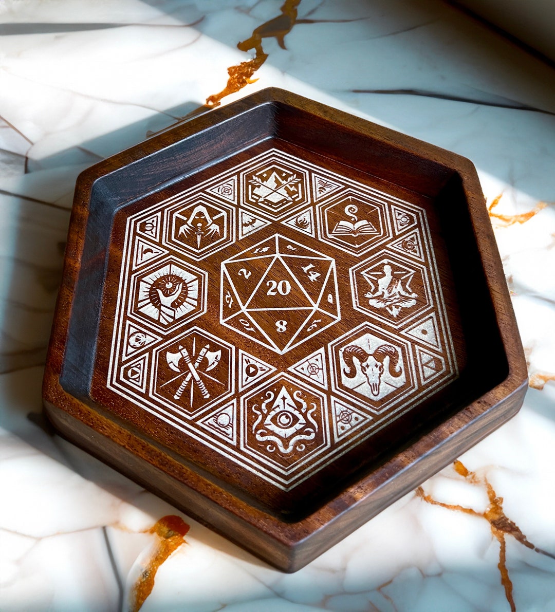 Limited Edition Mahogany Dice Tray - Nᵒ 06/18 the Bloodline Collection ...