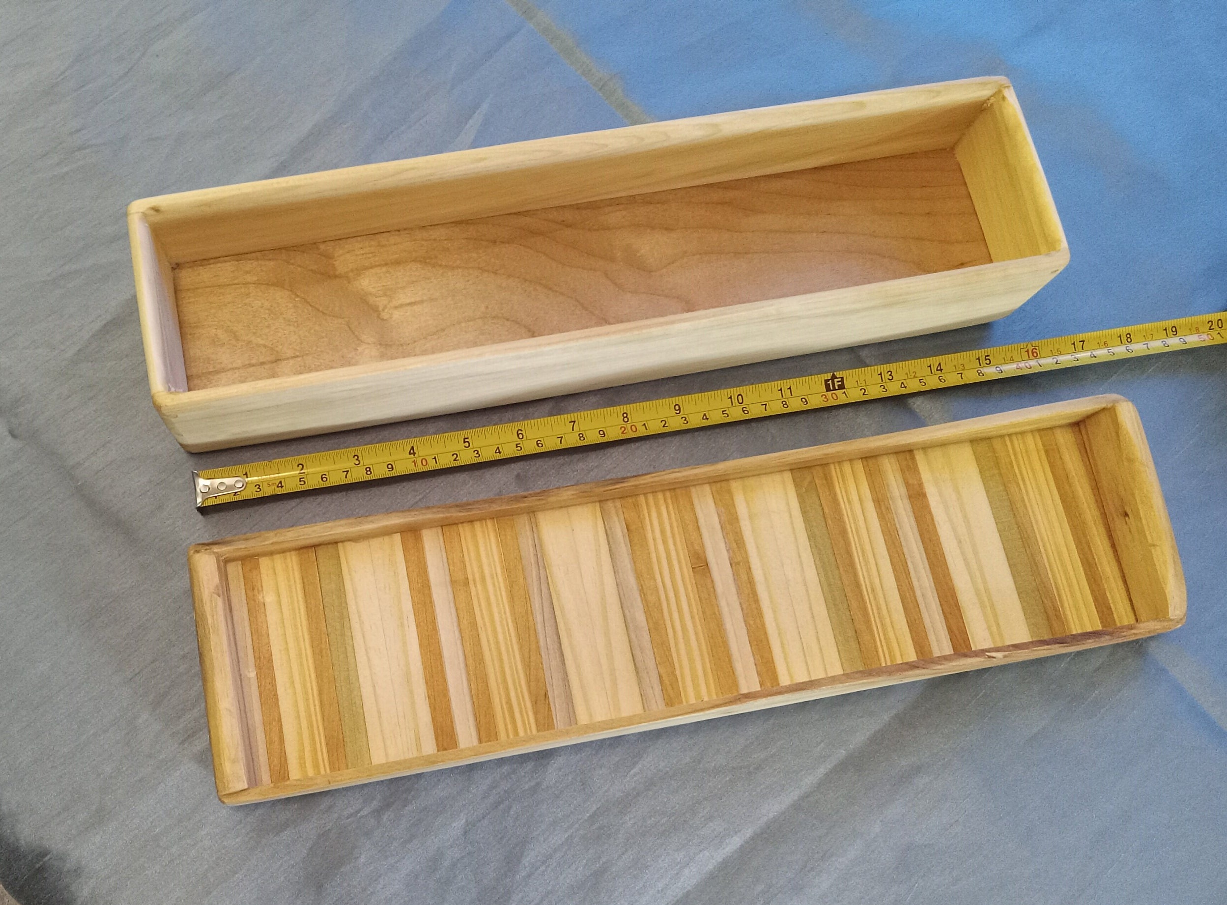 Feather Box, Smudging Box. Eclectic Pine, Aspen, Willow Feather Box ...