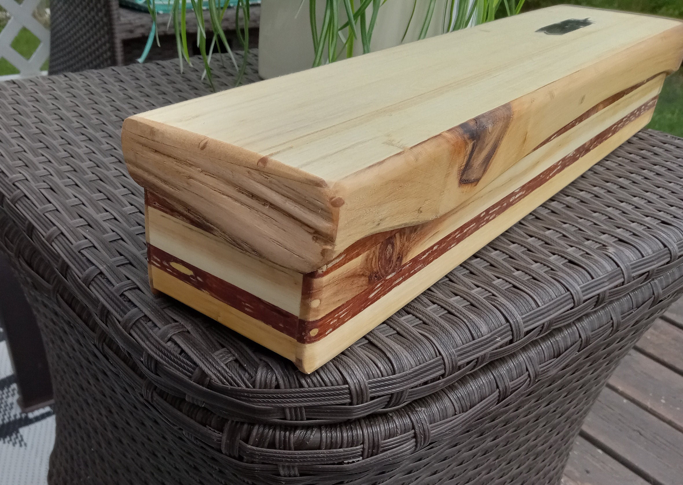 Feather Box, Smudging Box. Pine, Aspen, Fir, and Willow Feather Box ...
