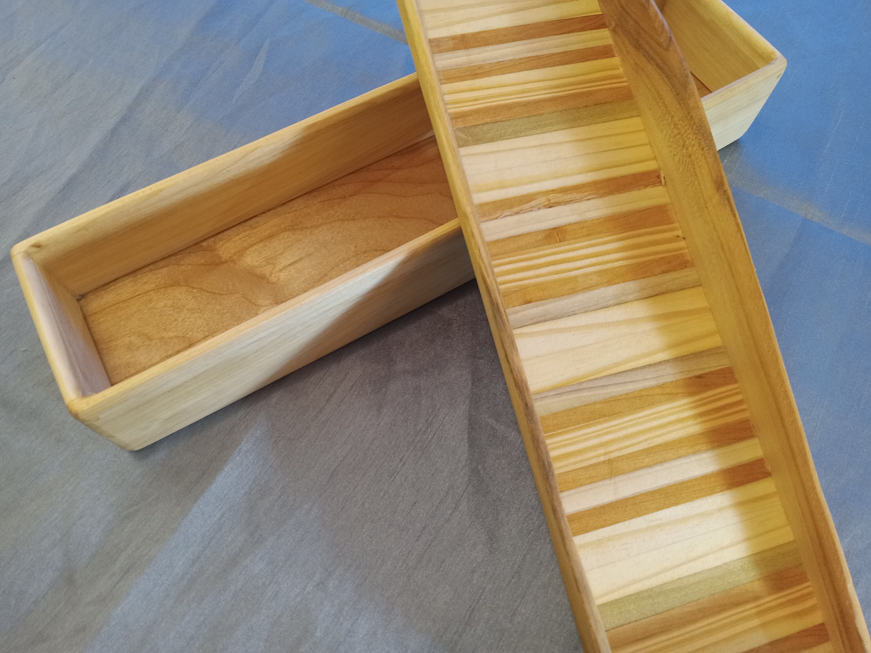 Feather Box, Smudging Box. Eclectic Pine, Aspen, Willow Feather Box ...