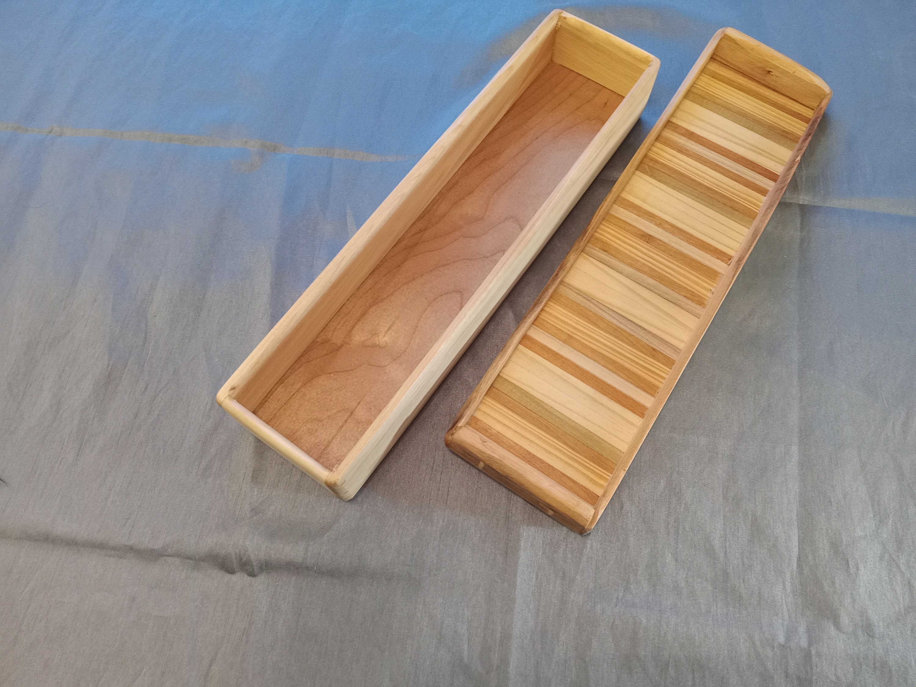 Feather Box, Smudging Box. Eclectic Pine, Aspen, Willow Feather Box ...