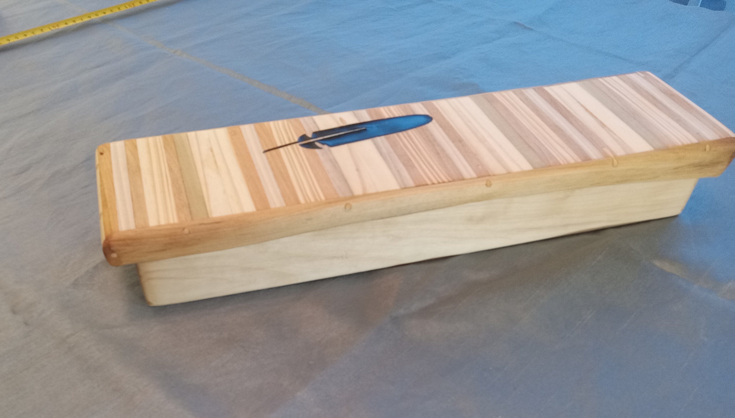 Feather Box, Smudging Box. Eclectic Pine, Aspen, Willow Feather Box ...