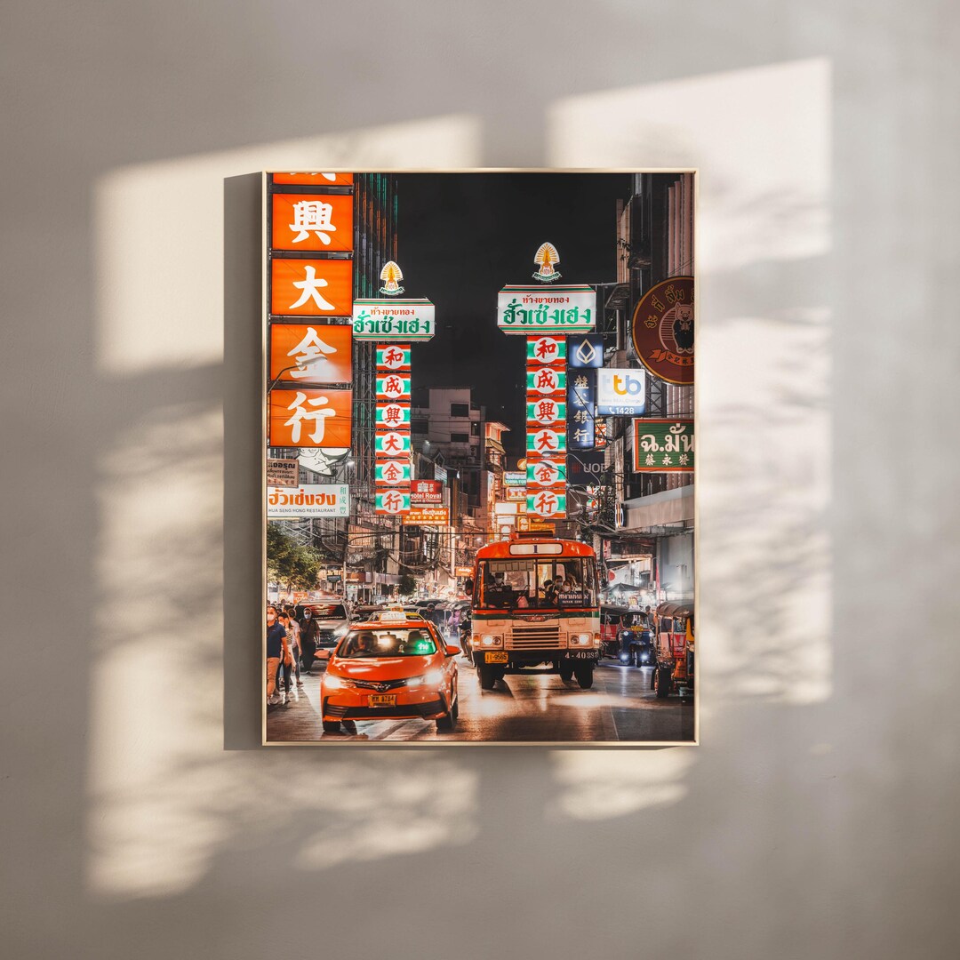 Chinatown, Bangkok, Thailand | Travel Photography Wall Art Print | New ...