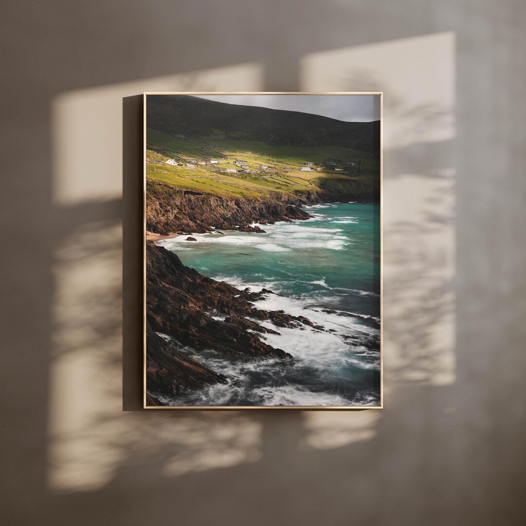Dingle Peninsula Coastal Print: Irish Ocean Landscape Wall Art - Etsy